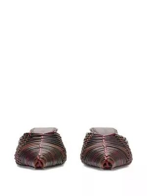 Burberry 55mm Woven Heel Mules