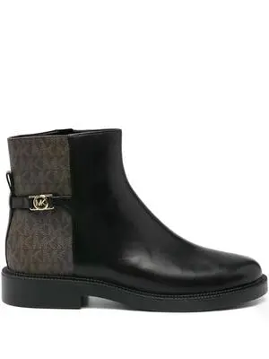 Michael Kors Buckle Logo Ankle Boots