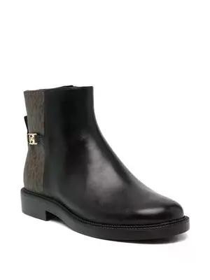 Michael Kors Buckle Logo Ankle Boots