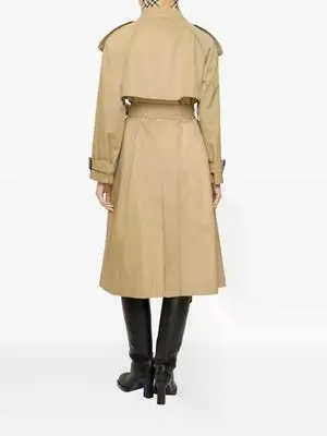 Burberry Fitzrovia Double-breasted Trench Coat - Neutrals