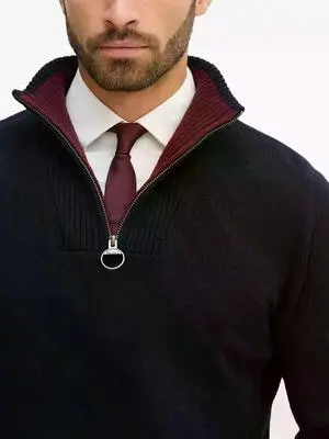 Barbour Zip Collar Sweater