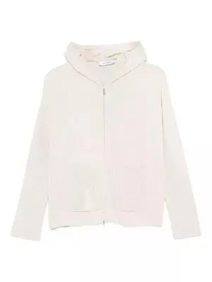 GRAN SASSO Hooded Zip Knitwear - Neutrals
