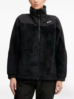 Oakley Zip-fastening Sherpa-fleece Jacket - Black