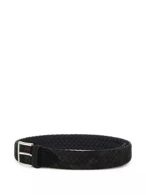 ATHISON Woven Suede Belt