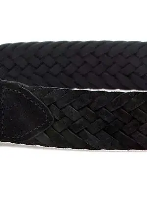 ATHISON Woven Suede Belt