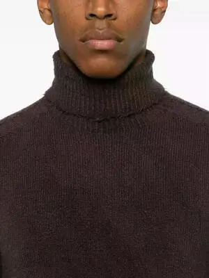 ORIGINAL VINTAGE Turtleneck Sweater - Brown