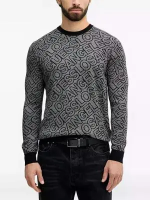 Guess Lettering Crewneck Sweater
