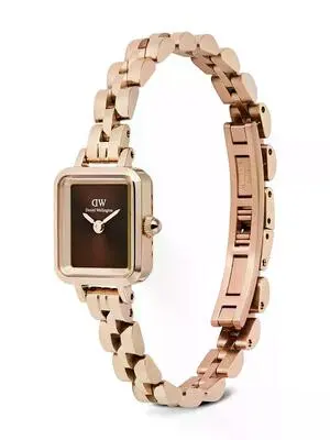 DANIEL WELLINGTON Mini Quadro 15mm Watch - Brown