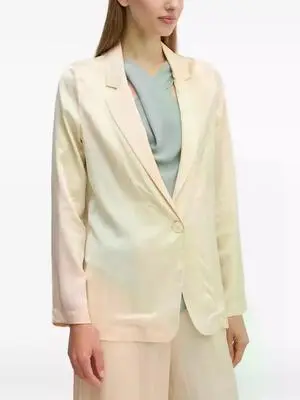 BENETTON Lapel Collar Single-breasted Blazer
