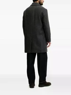 BENETTON Button Herringbone Coat