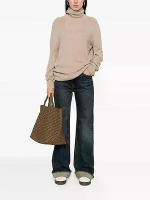 ORIGINAL VINTAGE Turtleneck Sweater - Neutrals