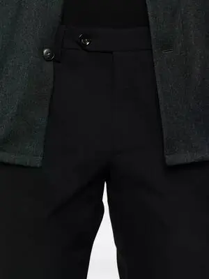 MICHAEL COAL Tailored Trousers - Black