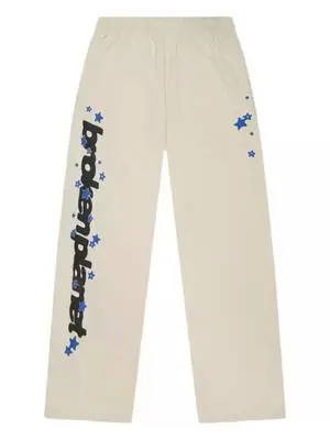 BROKEN PLANET Star-graphic Straight Track Pants