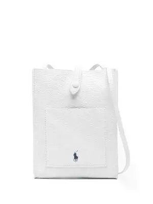 Ralph Lauren Leather Crossbody Bag - White