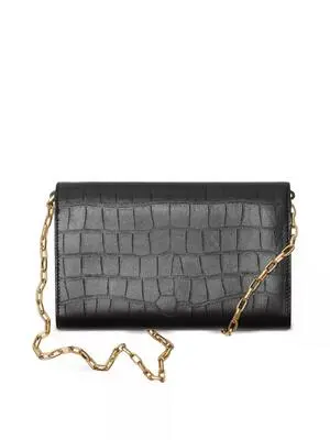 Burberry Cotswolds Crocodile-effect Chain-strap Clutch Bag