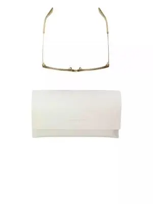 Burberry Logo-engraved Oversized Square Frame Sunglasses