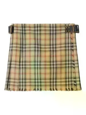 Burberry Check Mini Skirt