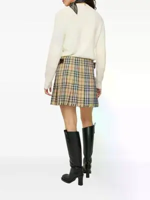 Burberry Check Mini Skirt