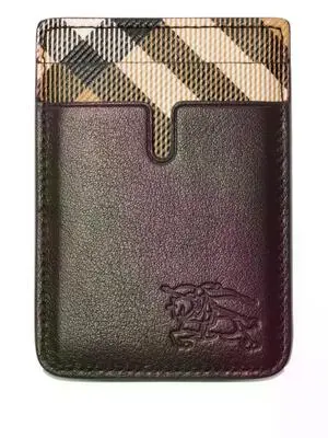 Burberry Pop Check Magnetic Card Case