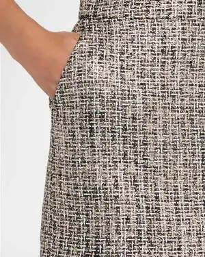 Generation Love Tweed Mini Skirt - Gold Multi