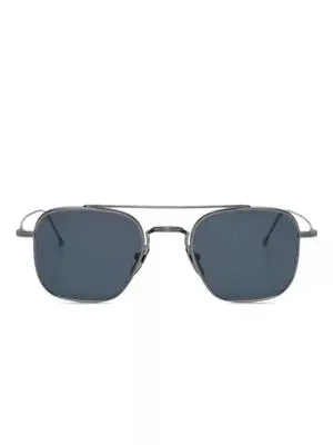 Thom Browne Pilot-frame Titanium Sunglasses - Grey