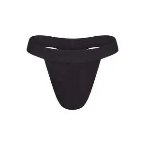 SKIMS Stretch Mens Thong Obsidian