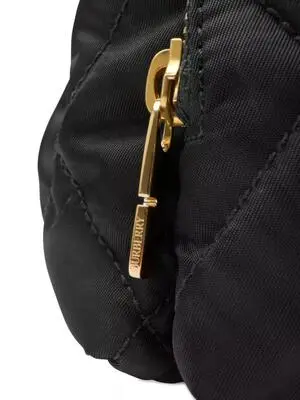Burberry Quilted Horseshoe Backpack - Black
