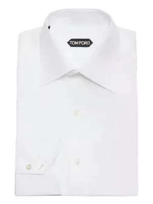 TOM FORD Buttoned Cotton Shirt - White