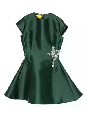 MARQUES' ALMEIDA Embellished Mini Dress - Green