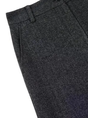 STUDIO TOMBOY Herringbone Twill Trousers - Grey