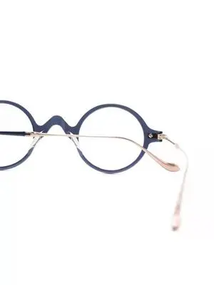 Matsuda Round-frame Eyeglasses - Blue