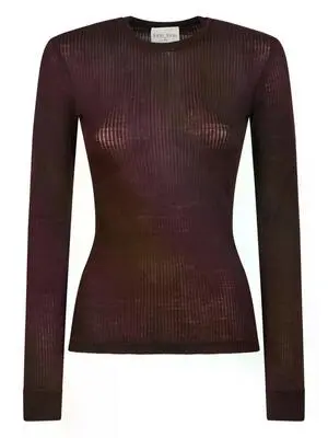 FORTE_FORTE Ribbed Knit Top