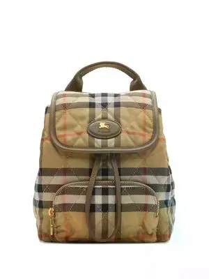 Burberry Quilted-design Mini Backpack - Neutrals