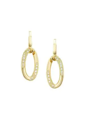 BIZZOTTO GIOIELLI 18k Yellow Diamond Hoop Earrings - Gold