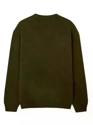 MAN ON THE BOON. V-neck Sweater - Green