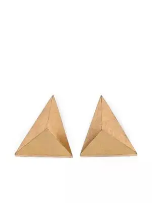 MONIES Triangle Clip-on Earrings - Gold