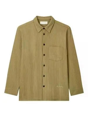 MAN ON THE BOON. Striped Shirt - Neutrals