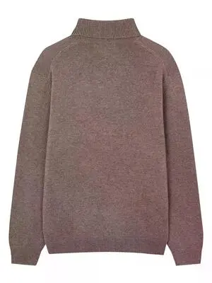 MAN ON THE BOON. Turtleneck Sweater - Brown