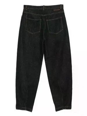 Rochas Logo-embroidered Jeans