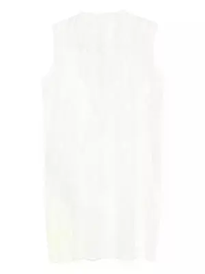 Issey Miyake Sleeveless Midi Dress - White