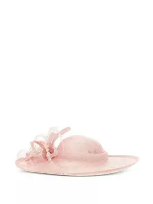 MB ACCESSORIES Bow Feather Hat