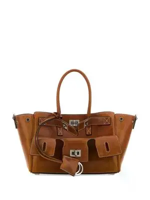 Balenciaga All Bel Air Mini Tote Bag - Brown