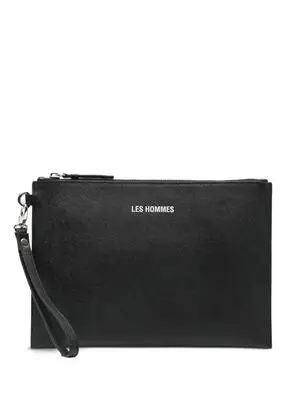 LES HOMMES URBAN Zip-fastening Clutch - Black