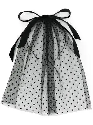 JENNIFER BEHR Gracen Hair Voilette - Black