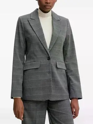 BENETTON Plaid Pocket Blazer