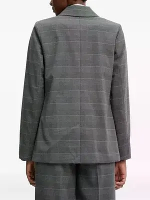 BENETTON Plaid Pocket Blazer