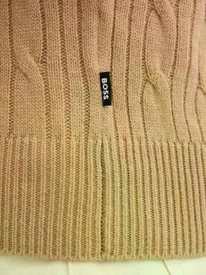 BOSS Cable-knit Crew-neck Sweater