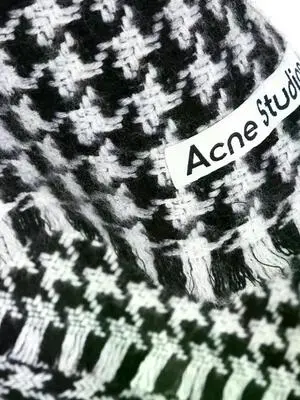 Acne Studios Houndstooth Wool Scarf