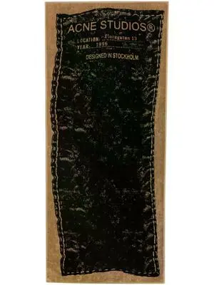 Acne Studios Logo-jacquard Beach Towel