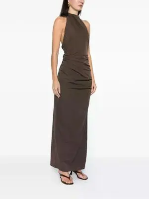 SIR. Halterneck Ruched Dress